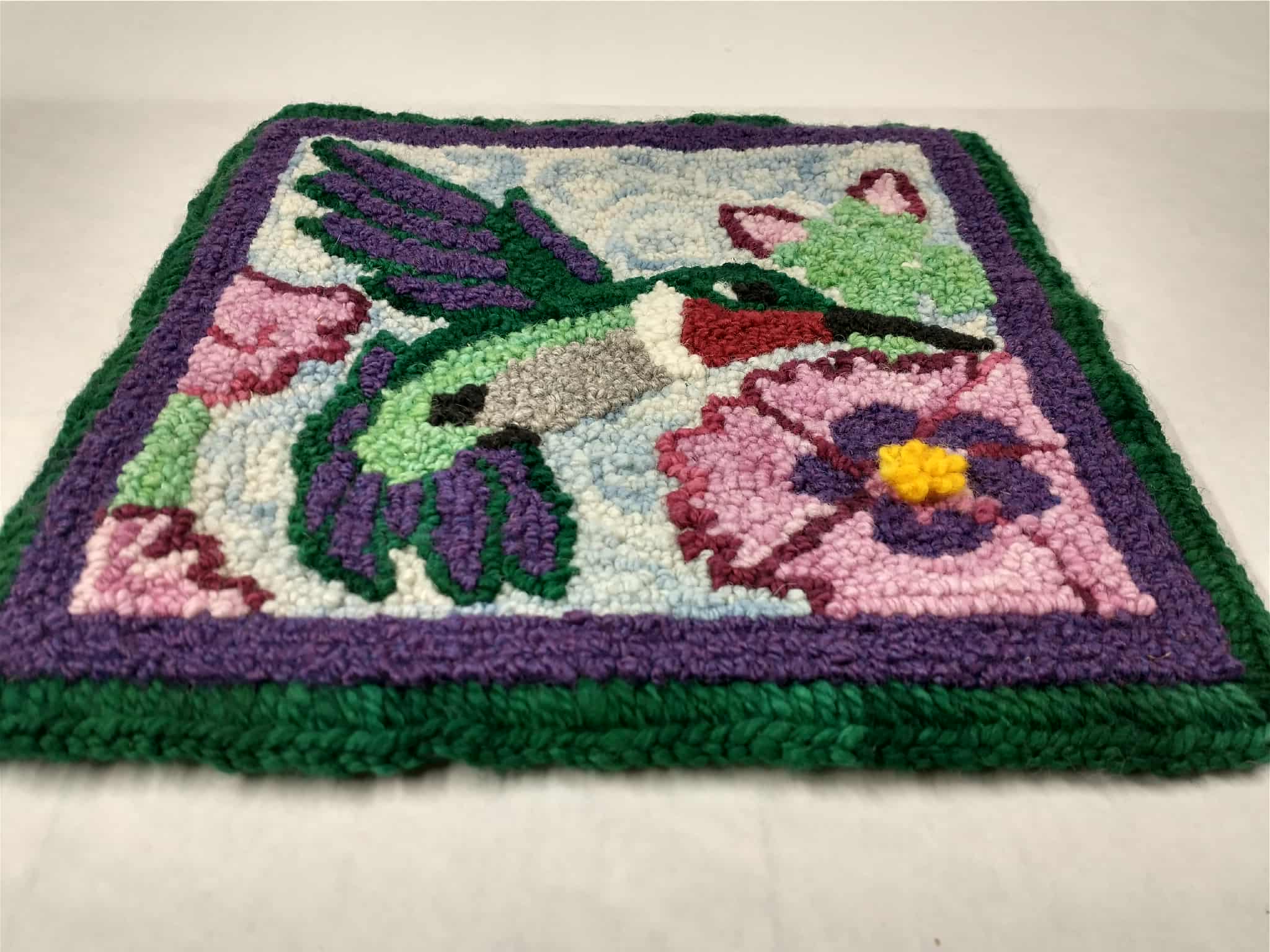 Hummingbird Punch Needle Piece - NSHF