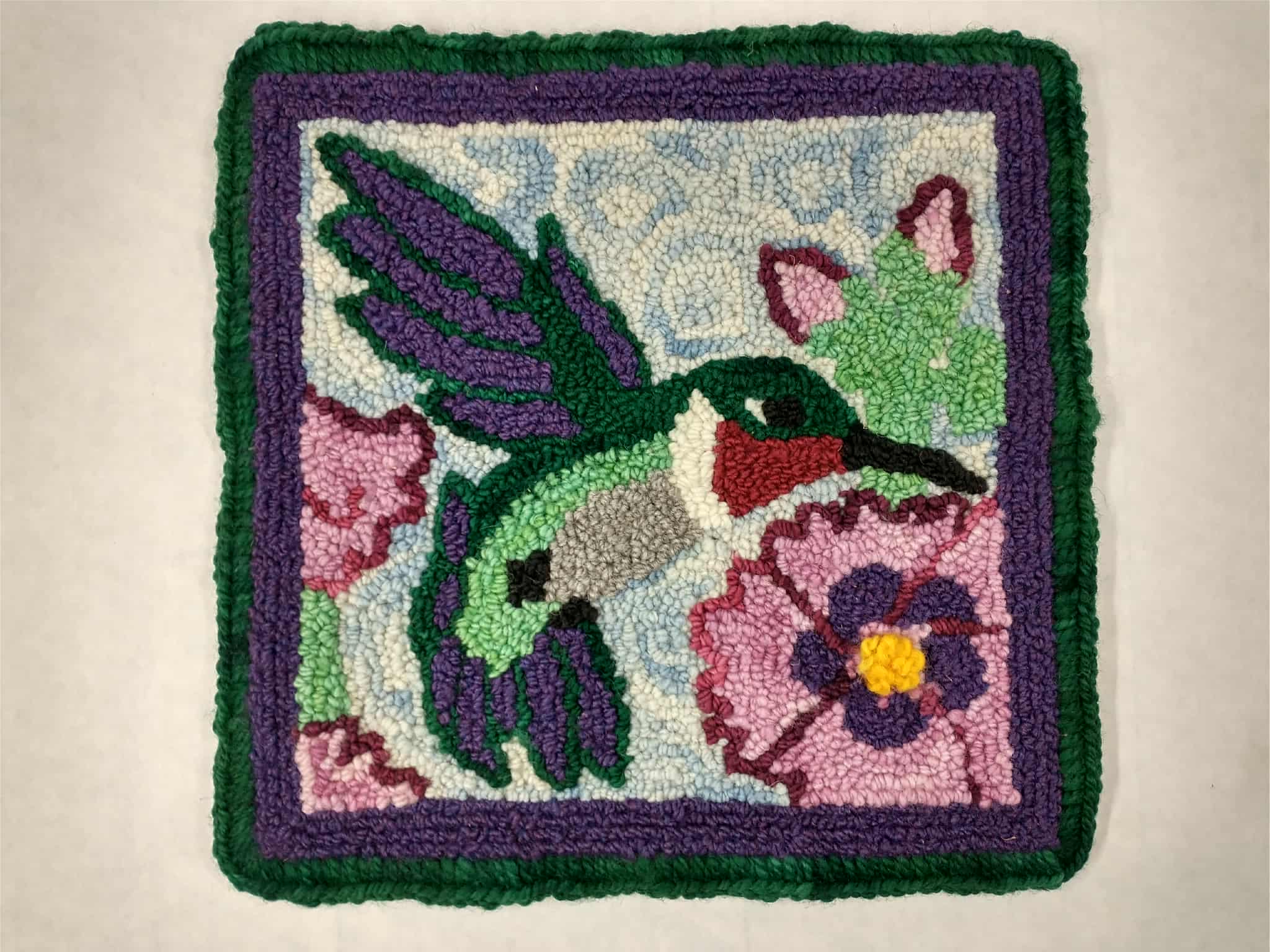 Hummingbird Punch Needle Piece - NSHF